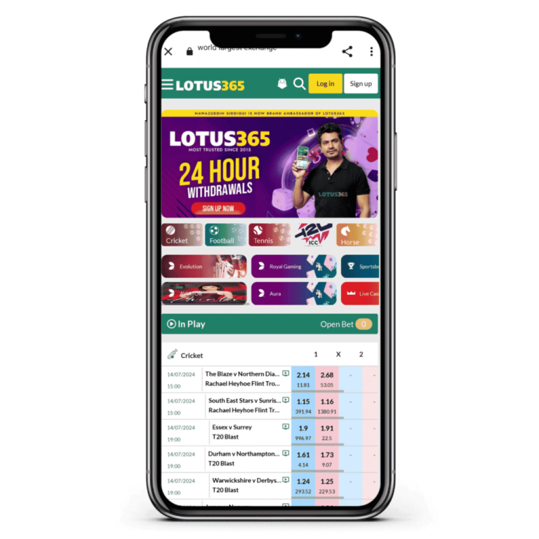 Lotus365 Official Site - Trusted Betting ID & Live Casino App in India